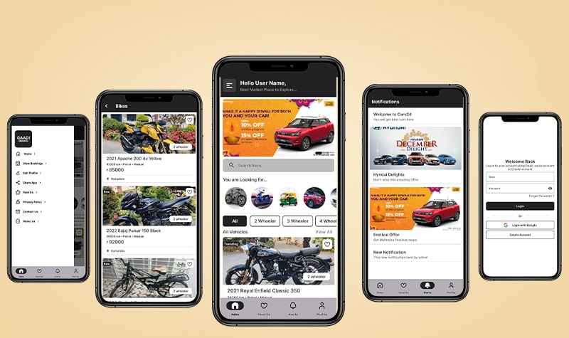 Gaadi Dekho App – Neat Roots